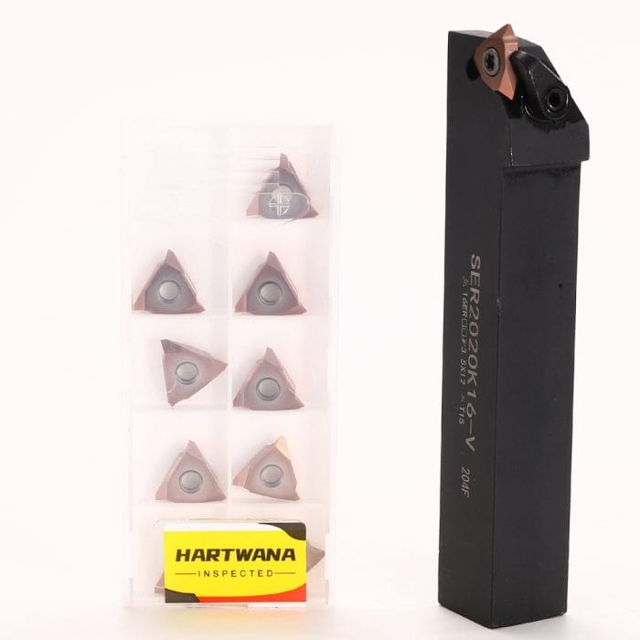 Hartwana Lathe Thread Cutting Tool Carbide Threading Inserts Vertical
