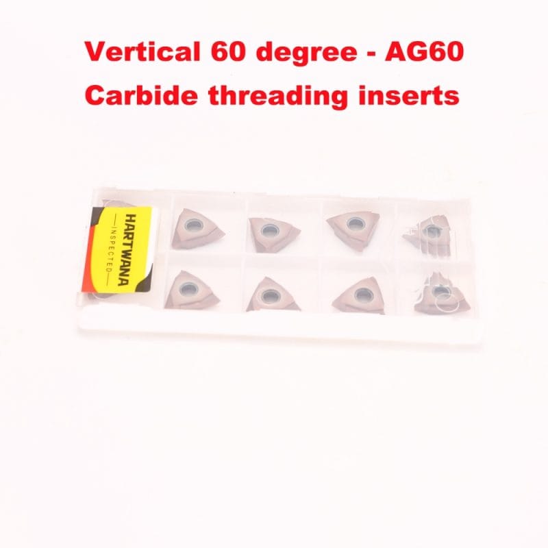 HARTWANA Lathe Thread Cutting Tool Carbide Threading Inserts Vertical ...