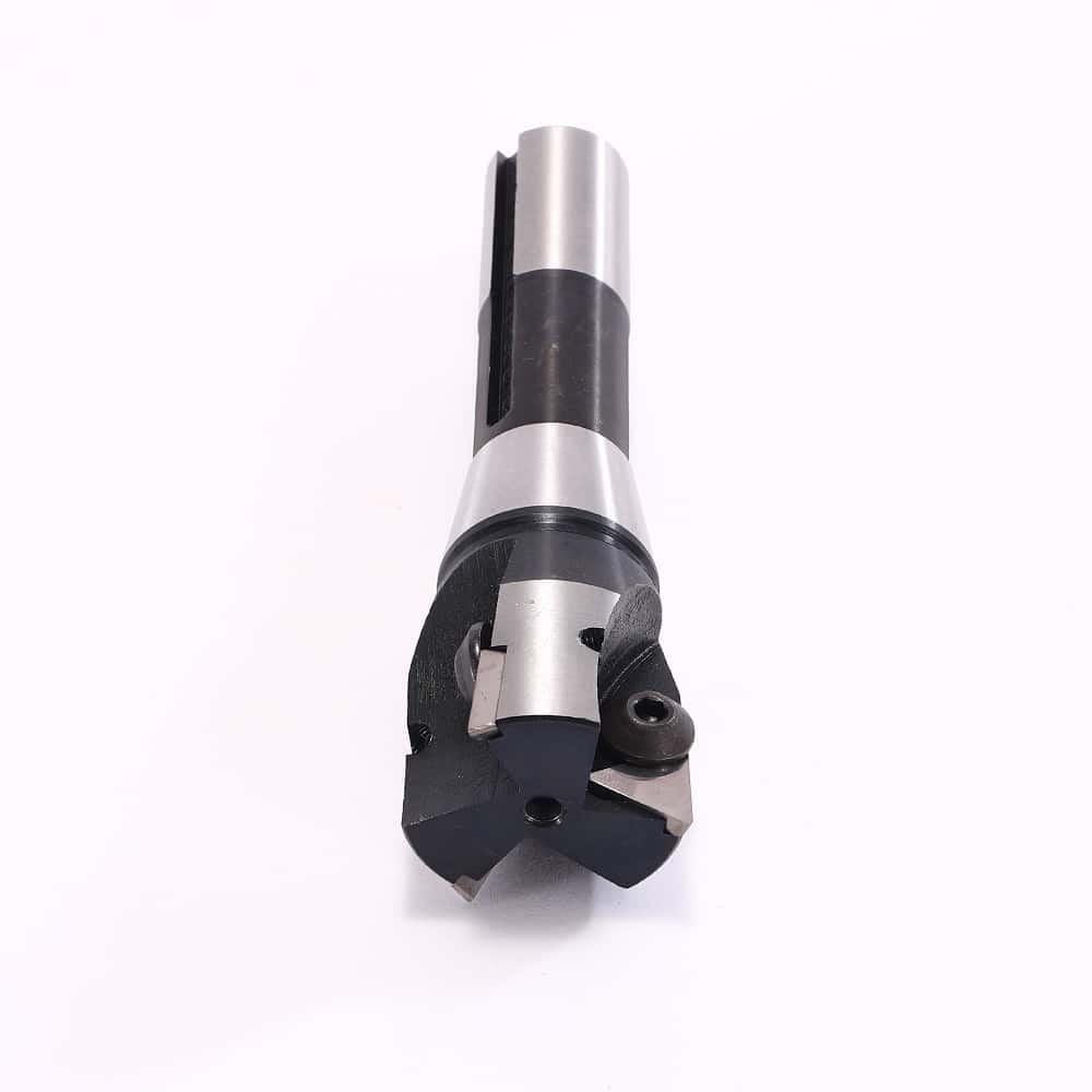 HARTWANA Face Milling Cutter R8 End Mill Holder One-Piece 4 Flute 50mm ...