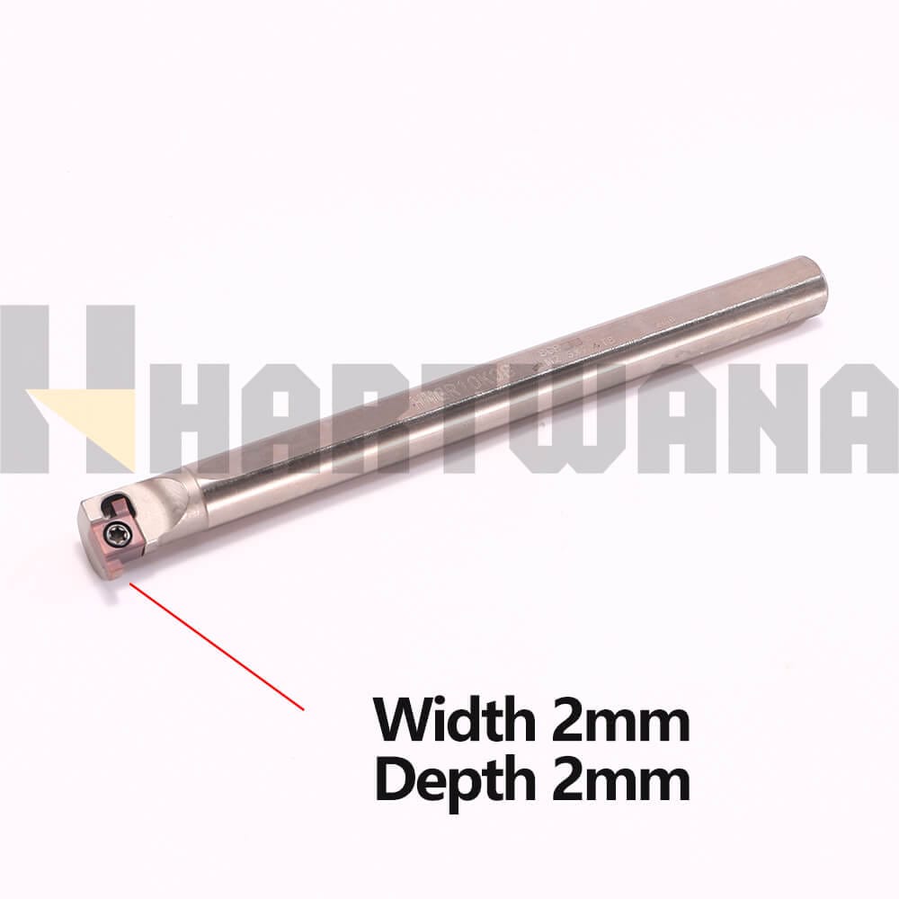 HARTWANA Internal Grooving Tool Lathe Grooving Boring Bar 10mm Grooving ...