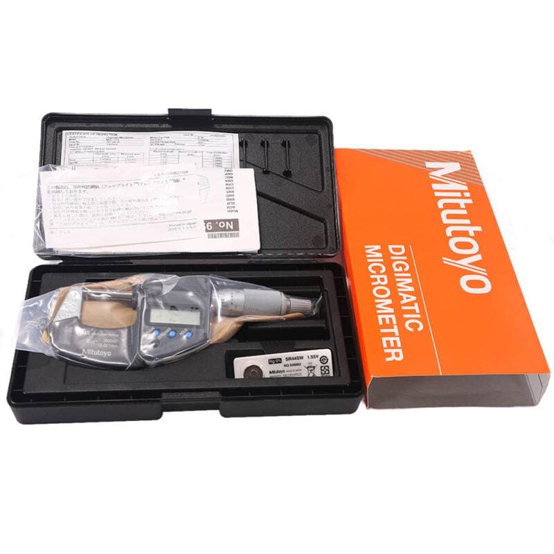 Mitutoyo Micrometer 293-340-30 0-25mm Inch Metric Digimatic Micrometer ...