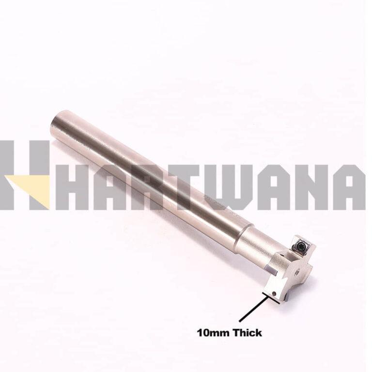 Indexable End Mill Holder T Slot Cutter Milling 4 Flute 30mm T10mm ...